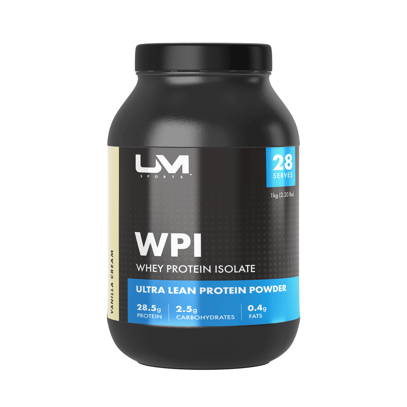 100% Whey Protein Isolate (WPI) by UM Sports